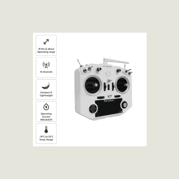 Frsky 2.4ghz taranis q x7 access transmitter (white) with r9m 2019 ...