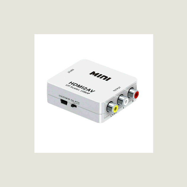 Hd video converter mini hdmi2av 1080p white at Best Price | Indian Robo ...