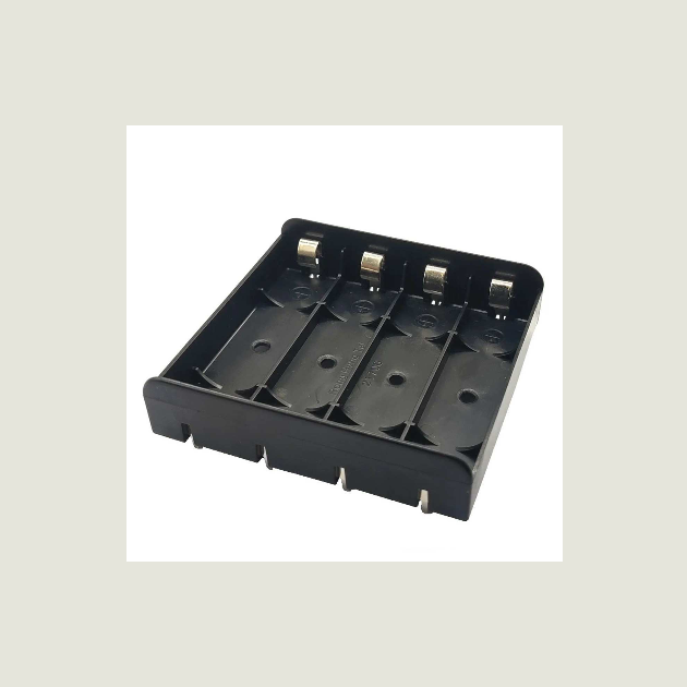 4 x 21700 battery holder 4 cell soldering pins & copper contacts for ...