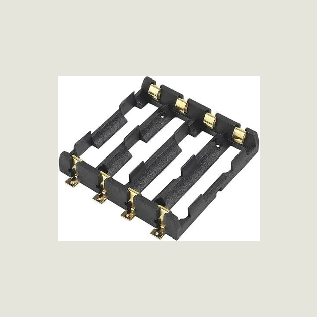 18650 battery clip holder box storage case with soldering pin copper ...