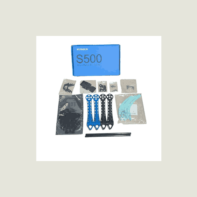S500 frame blue arm with white plastic landing gear at Best Price ...