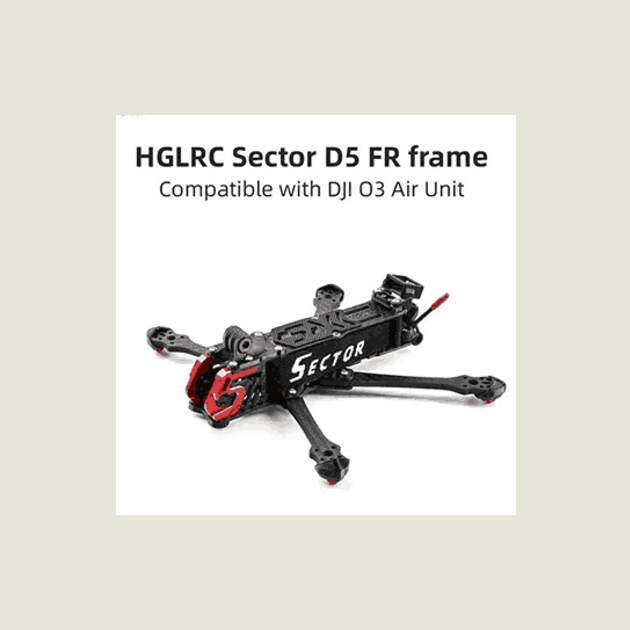 Hglrc sector d5 fr 5-inch freestyle fpv frame at Best Price | Indian ...