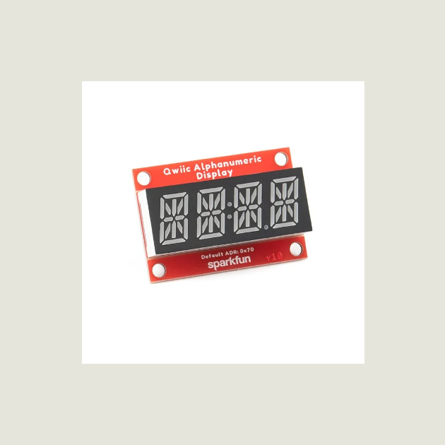 Sparkfun qwiic alphanumeric display blue led module for microcontroller projects at Best Price ...