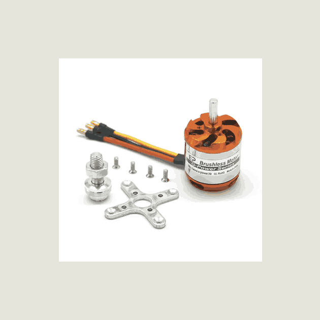 D3542-1000KV Brushless Motor – G-Power Gold & Silver RC Fixed-Wing