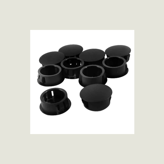 Naide rubber & plastic 15mm black hp button plug at Best Price | Indian ...