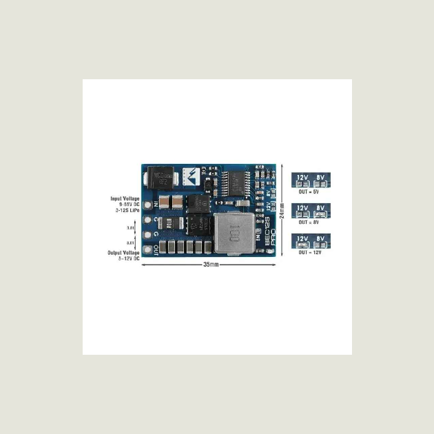 Rts – mateksys 12s pro bec – 9-55v to 5v/8v/12v – 5a at Best Price ...