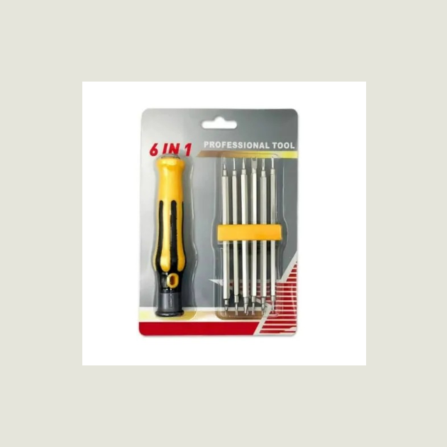 Paruht 6 in 1 s2 steel 2 sided screwdriver set at Best Price | Indian ...