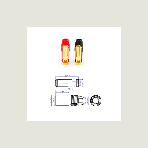 Amass as150 female connector – as150-f.g.r at Best Price | Indian Robo ...