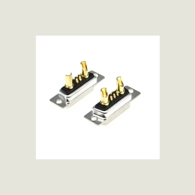 7w2 30a gold plated male female high current connector d-sub adapter ...